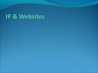 IP and website | PPT