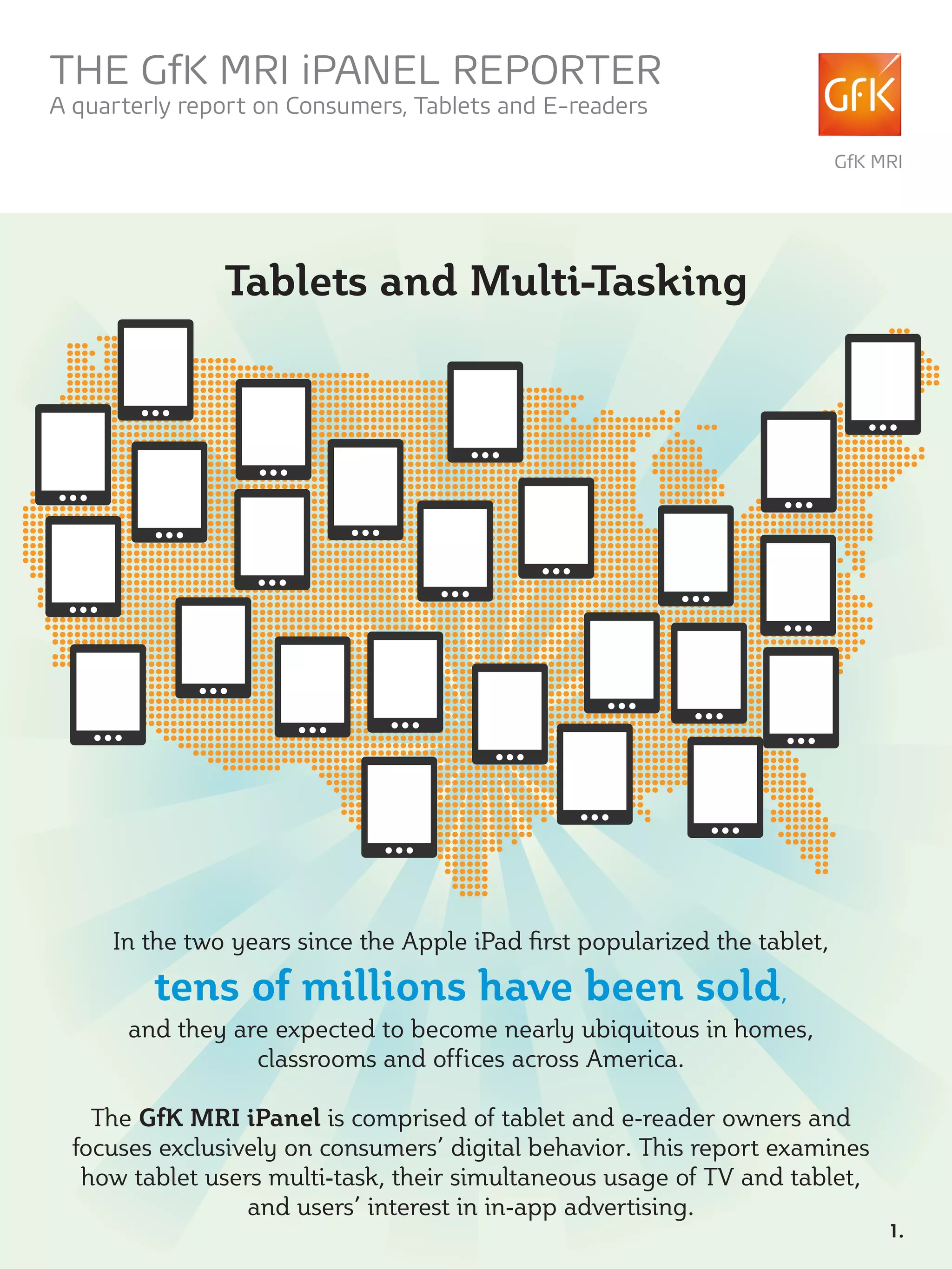 I panel reporter tablets & multitasking | PDF