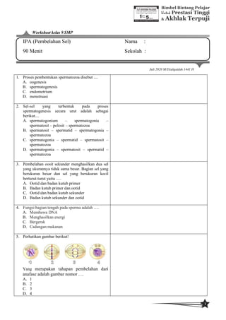 Ipa (pembelahan sel) | PDF