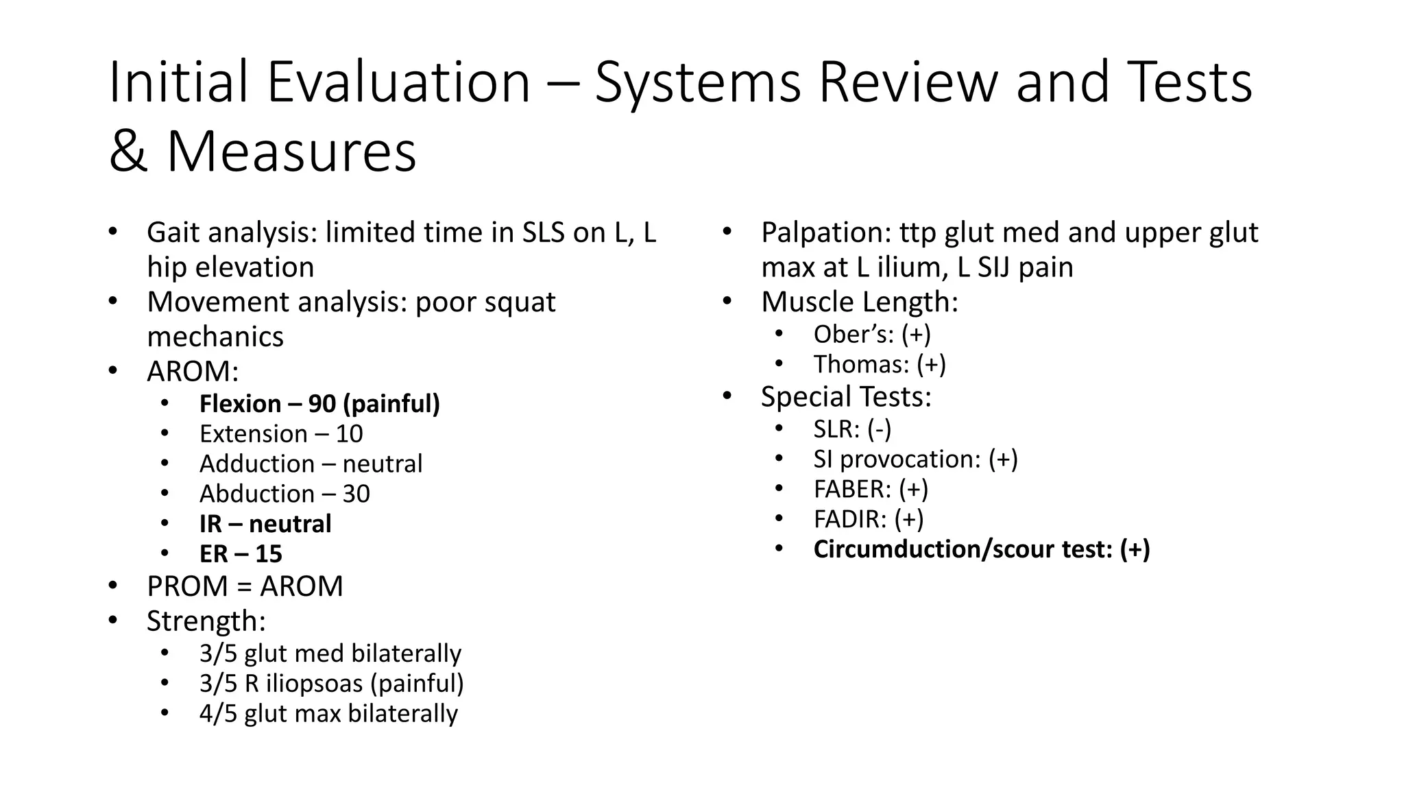 Manual Therapy in the Management of the Older Adult with Hip ...