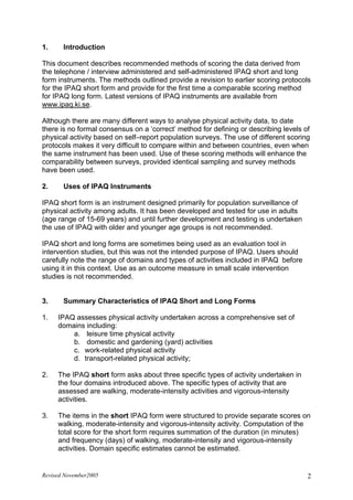 Ipaq protocol (inles) | PDF