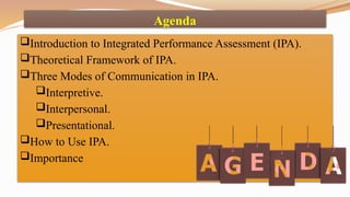 Intergrated Perfomance Assessment REVISED presentation.pptx