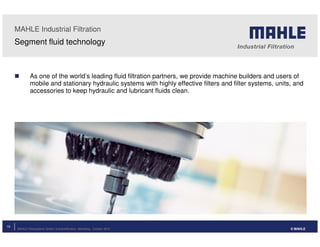 IPAR MAHLE Industrial Filtration 2010 Presentation | PDF