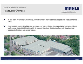 IPAR MAHLE Industrial Filtration 2010 Presentation | PDF