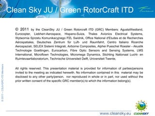 Green rotorcraft - GRC1 - Innovative Rotor Blades - IPAS2011 | PPT