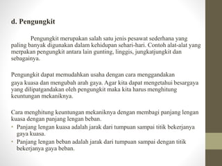 rangka otot dan pesawat sederhana | PPT