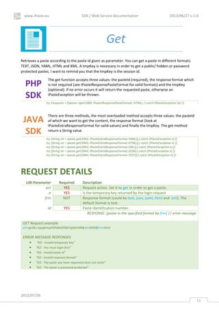 IPaste SDK v.1.0 | PDF