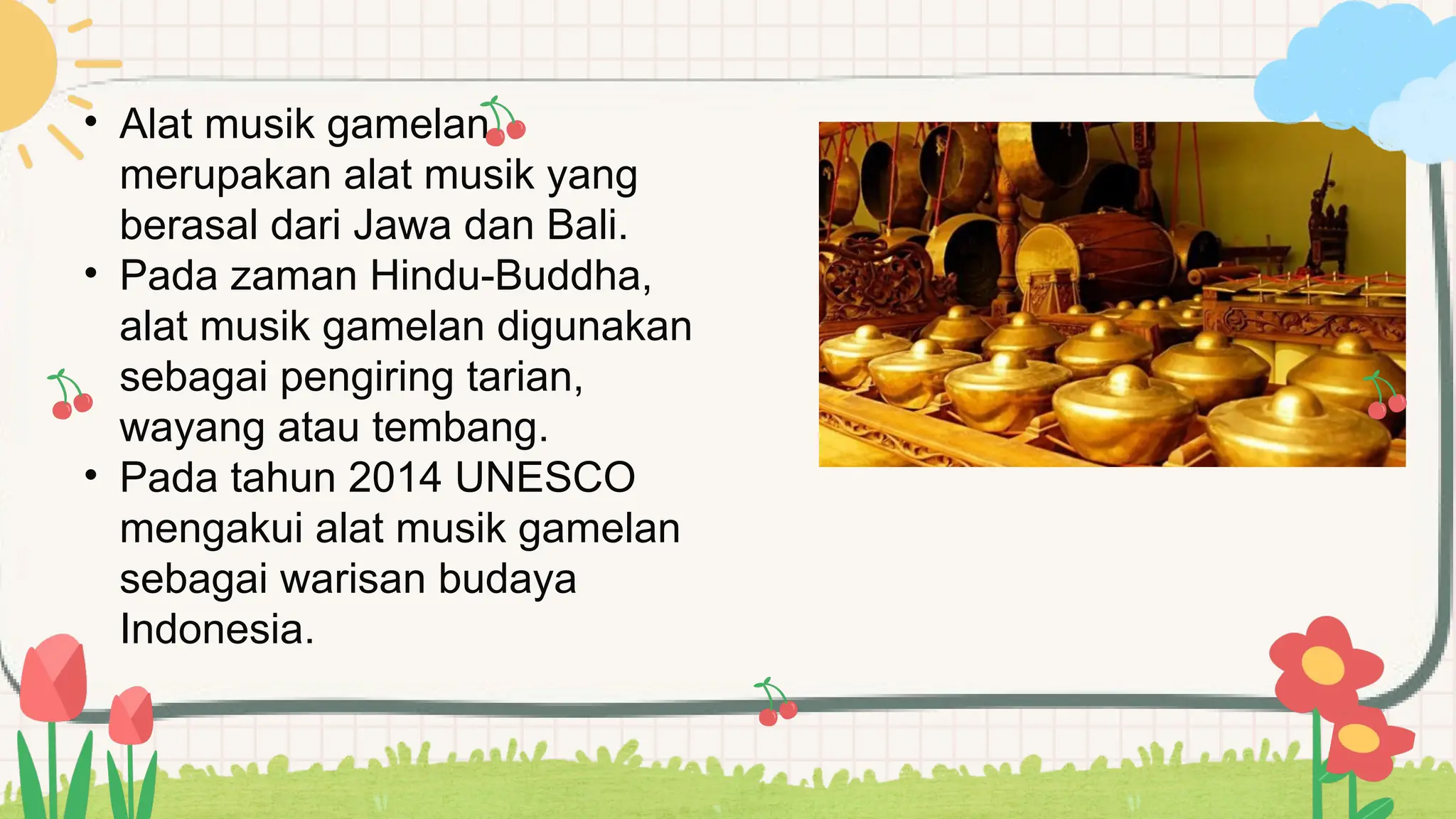 IPAS TP 7 CONTOH ALAT MUSIK TRADISIONAL.pptxggggggggggg | PPTX