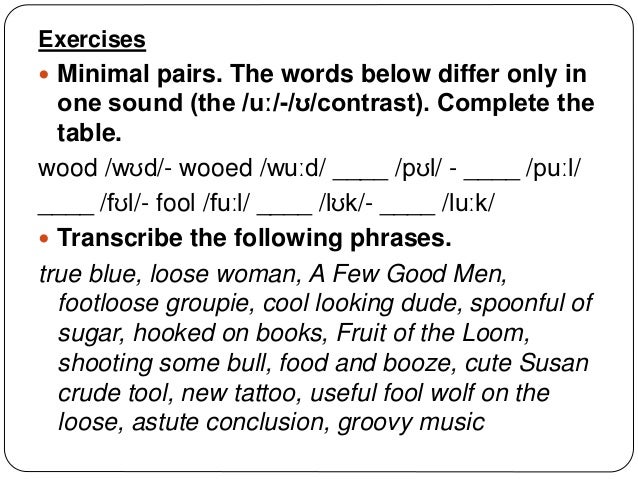 Ipa transcription practice 5th lecture
