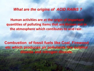 Acid rain, ozone depletion, Global warming | PPT