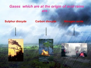 Acid rain, ozone depletion, Global warming | PPT