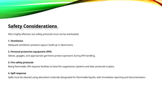 IPA Usage Guidelines for Safer Injectable Drug Units | PPTX