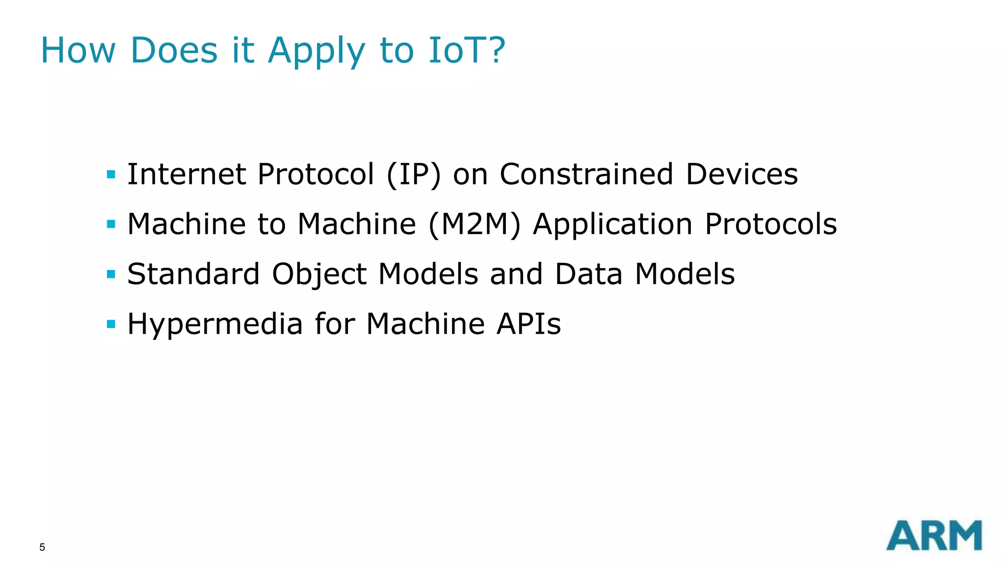 IP based standards for IoT | PPTX