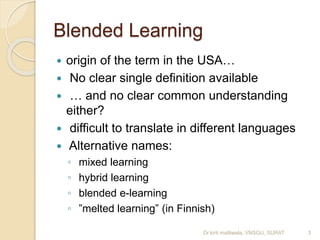 Blended learning a new way for students | PPTX