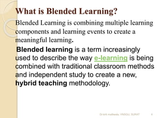 Blended learning a new way for students | PPTX