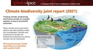 Climate Change, Biodiversity & Health - IPBES Perspectives | PPTX