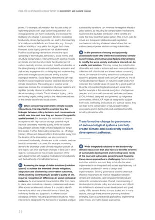 IPBES & IPCC : Biodiversity and Climate change report | PDF