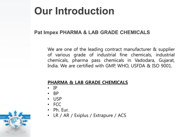 IP BP USP PHARMA GRADE CHEMICALS PAT IMPEX | PPT