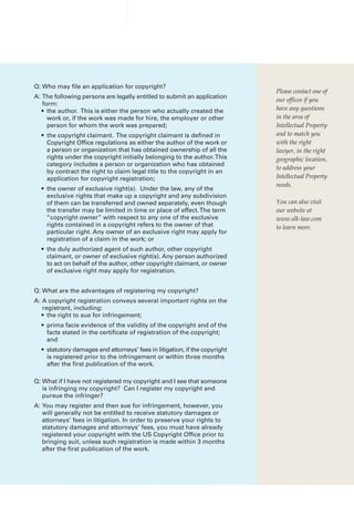 Intellectual Property Brochure | PDF