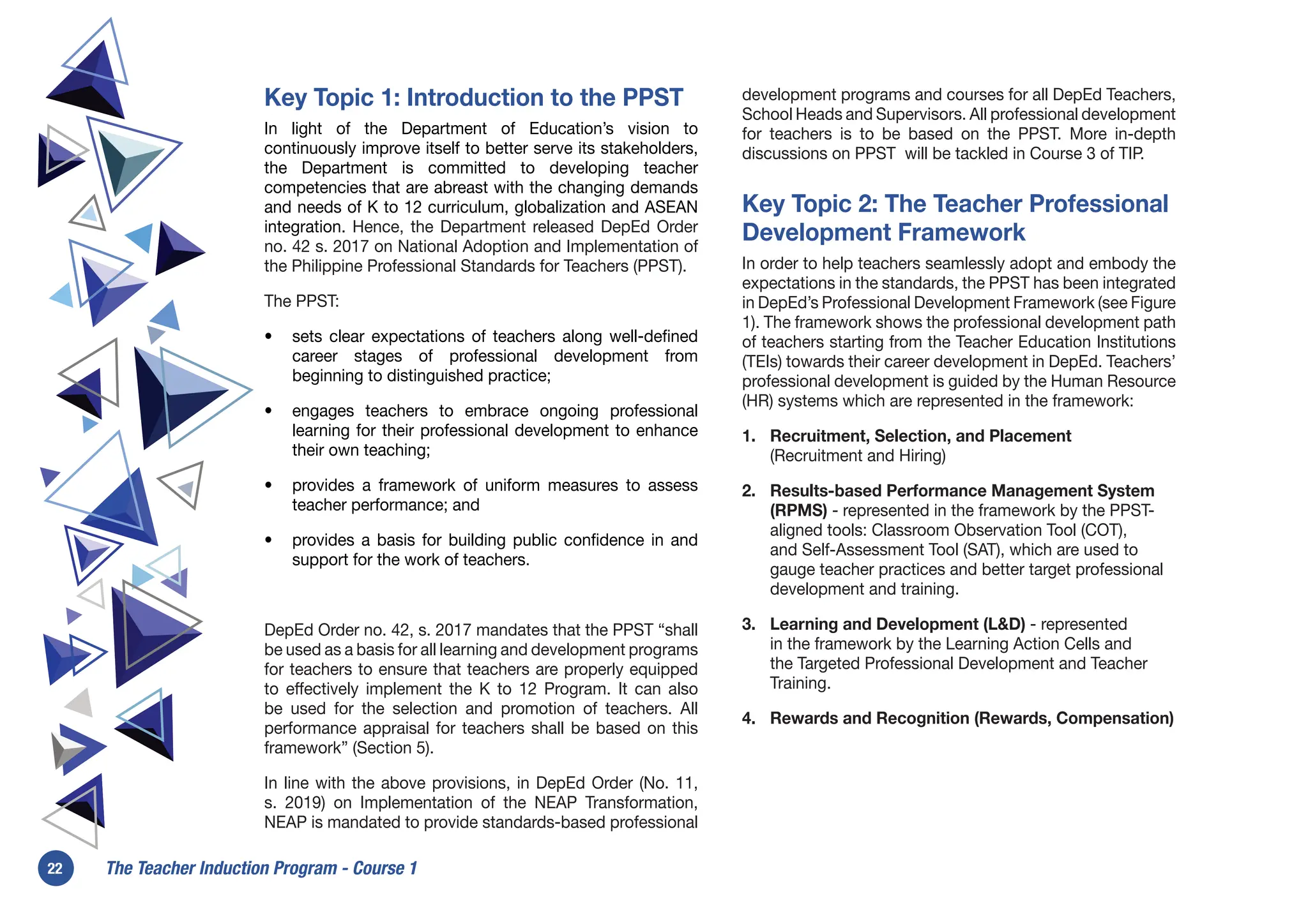 The teacher induction program - course 1 | PDF