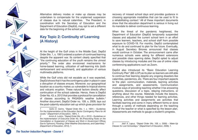 The teacher induction program - course 1 | PDF