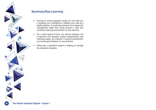 The teacher induction program - course 1 | PDF