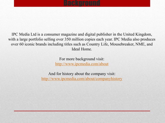 Ipc Media | PPT