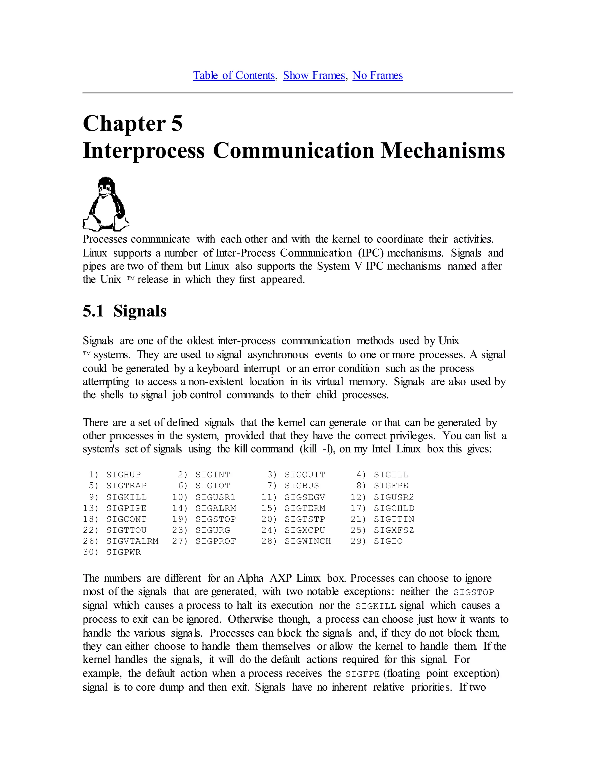 Inter Process Comunication | DOCX | Operating Systems | Computer Software and Applications