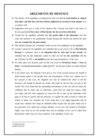 Indian Penal Code : Muder Case Critical Analysis | DOCX