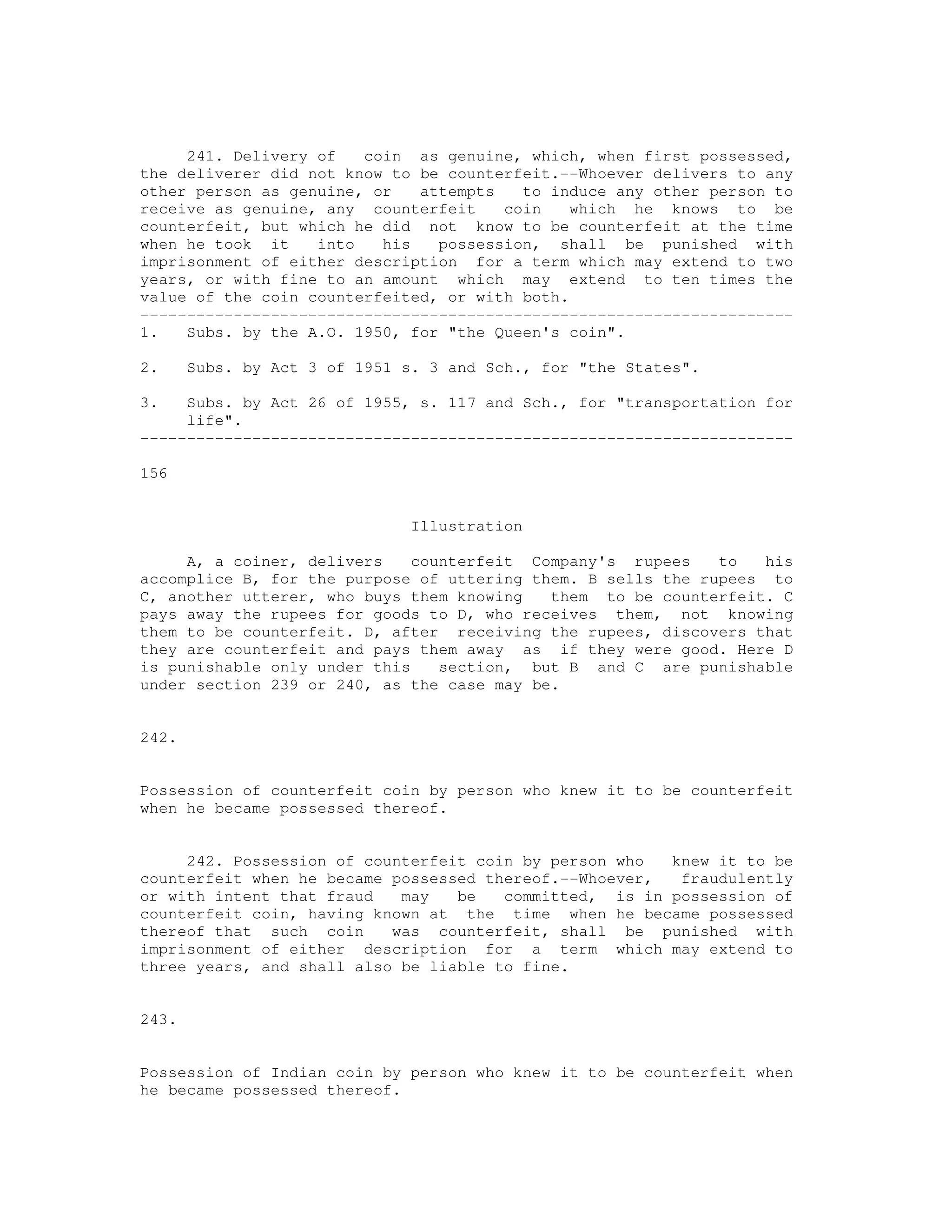 Bare Act- The Indian Penal Code, 1860 | PDF