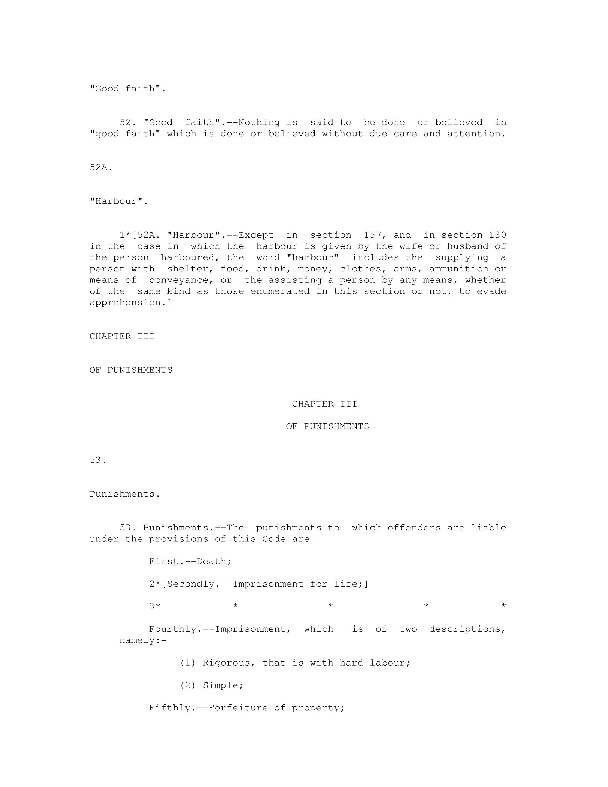 Bare Act- The Indian Penal Code, 1860 | PDF