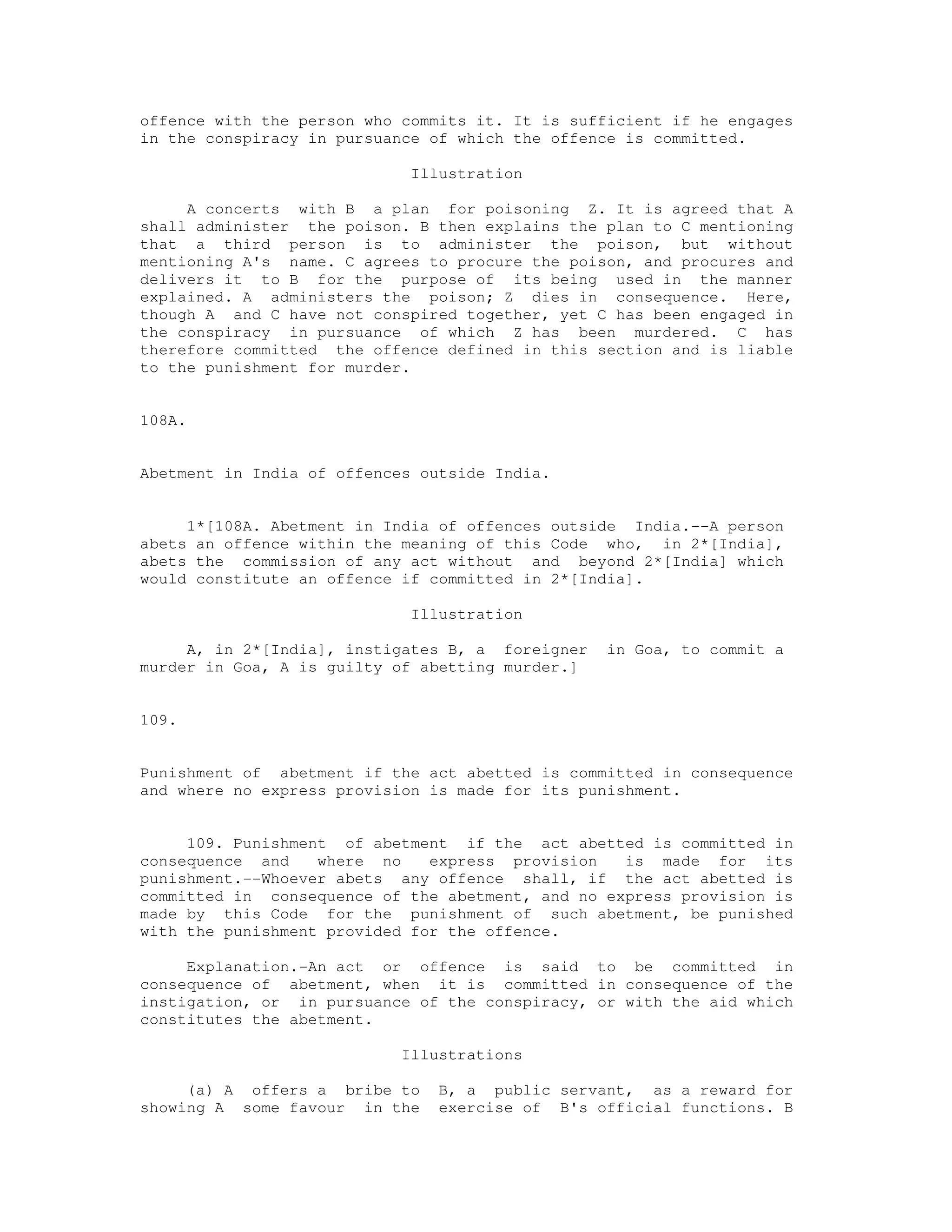 Bare Act- The Indian Penal Code, 1860 | PDF