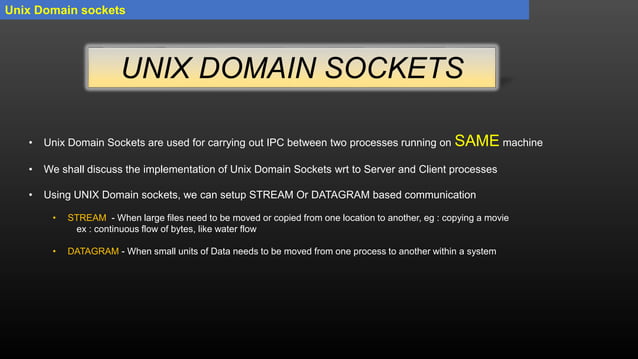 Linux Inter Process Communication | PPTX