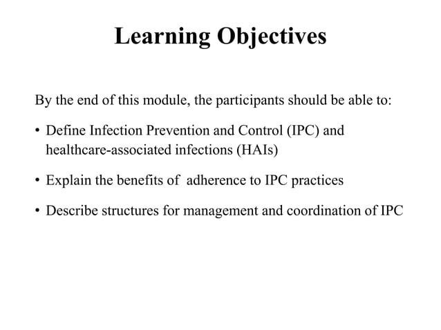 IPC.ppt | Infectious Diseases | Diseases and Conditions