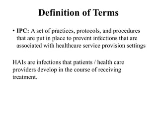 IPC.ppt | Infectious Diseases | Diseases and Conditions