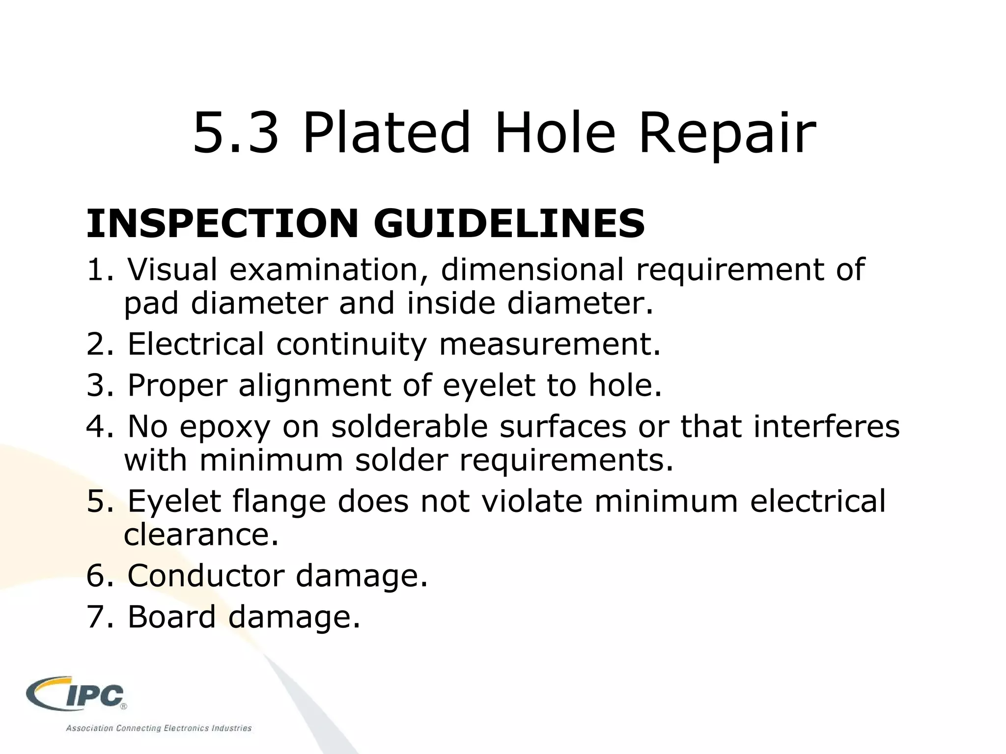 IPC 7711/7721 Revision B Rework, Modification & Repair of Electronic ...