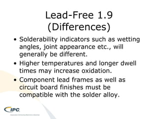 IPC 7711/7721 Revision B Rework, Modification & Repair of Electronic ...