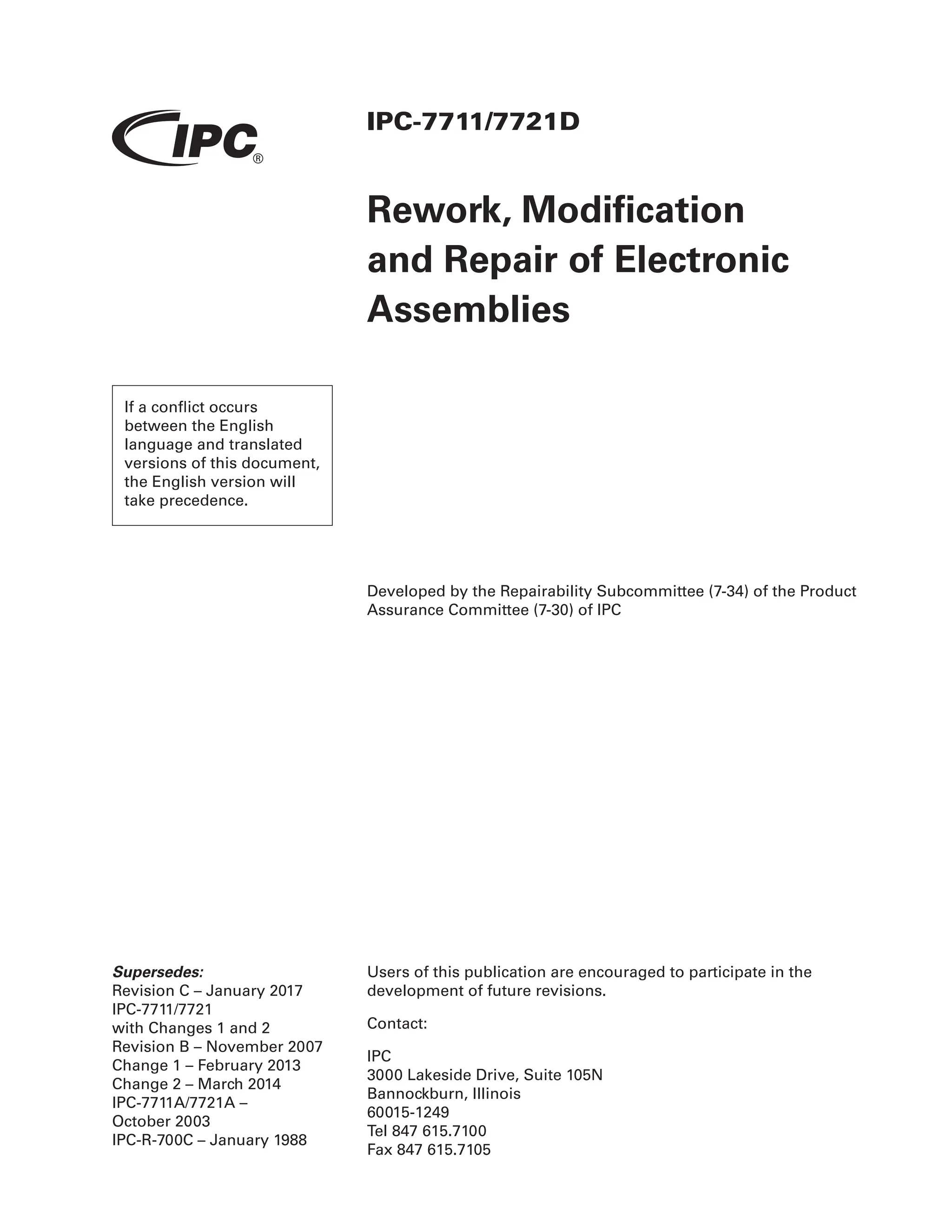 IPC-7711D-7721D_ EN 2023 TOC Rework, Modification and Repair of Electronic Assemblies.pdf