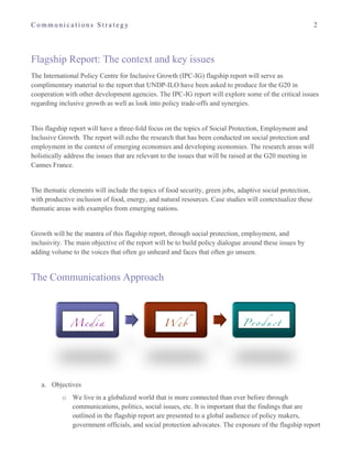 Communications Strategy for the Flagship Report | PDF