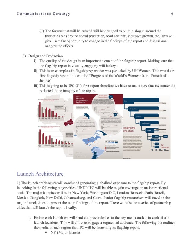 Communications Strategy for the Flagship Report | PDF