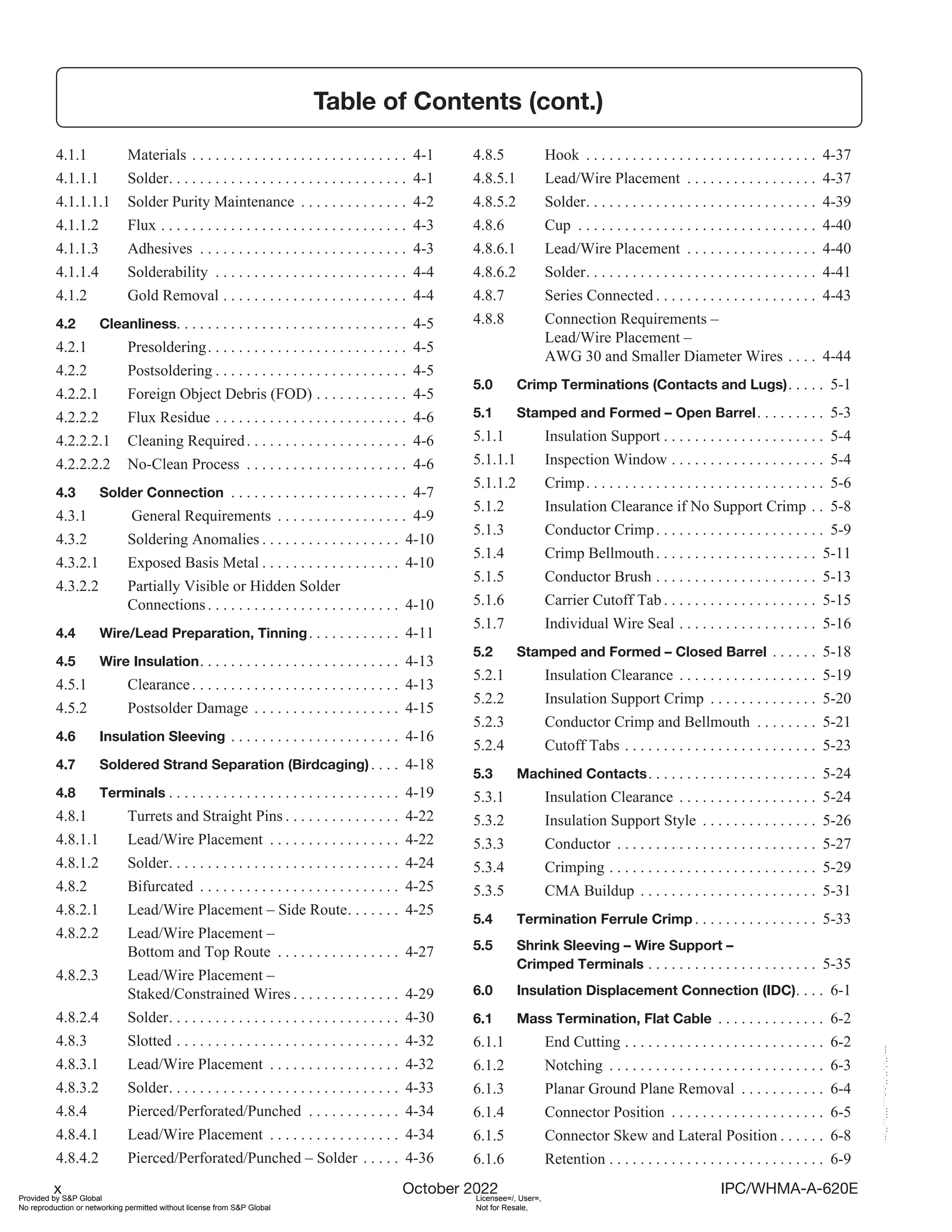 IPC-WHMA-A-620E EN. Requirements and acceptance for cable and wire ...