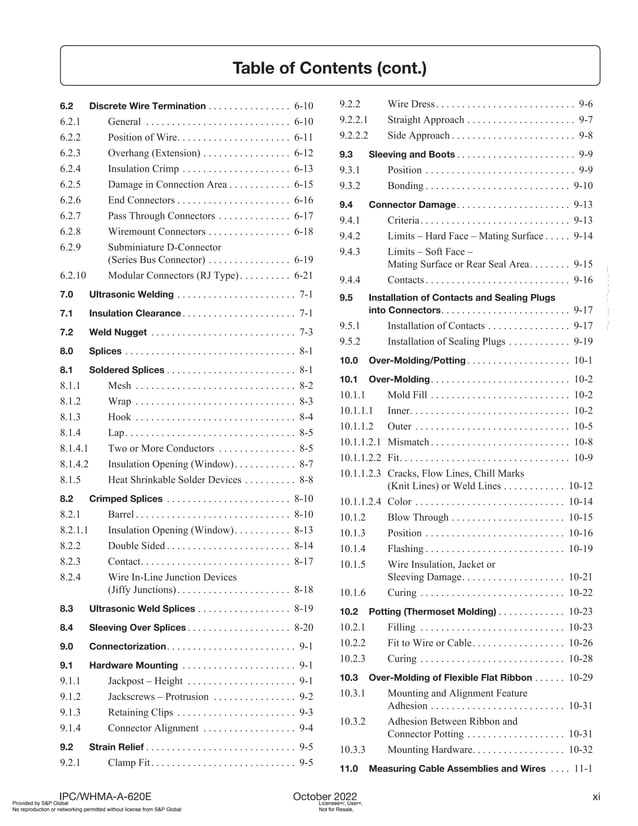 IPC-WHMA-A-620E EN 2022 Requirements and Acceptance for Cable and Wire ...