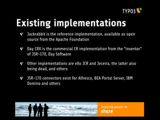 Implementing a JSR-283 Content Repository in PHP | PDF | Databases | Computer Software and ...