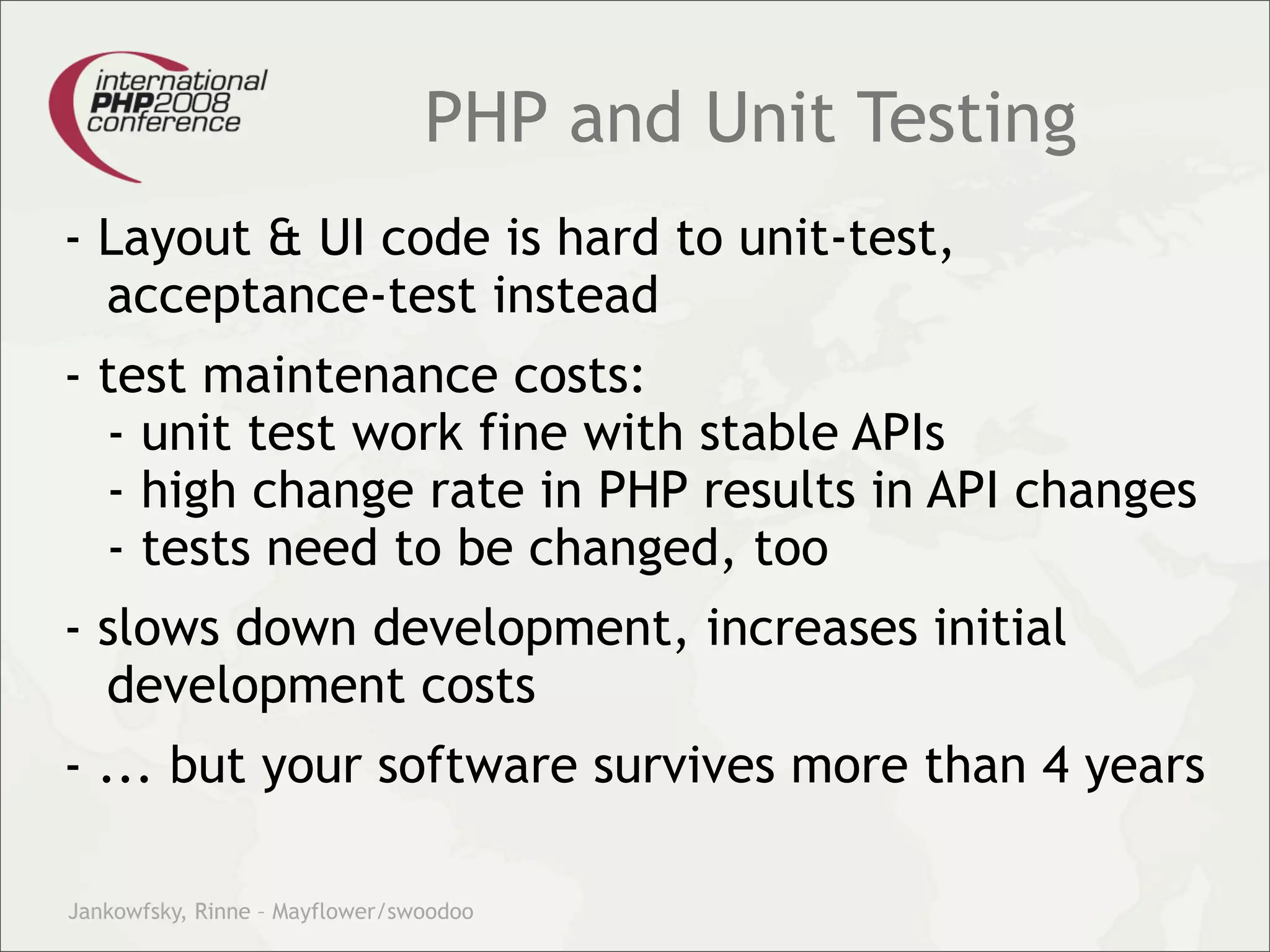 Theory and practice – migrating your legacy code into our modern test ...