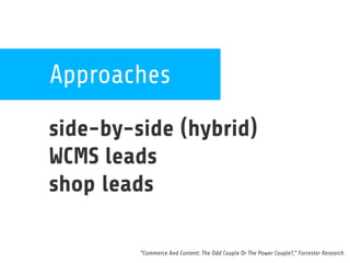 Seamless Integration Architecture for Content Commerce Websites | PPT