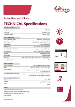 InPhase Power - IPC 150 Active Harmonic Filter | PDF | Home Appliances ...