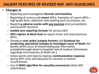 Ipc aefi surveillance_program_in_india | PPTX