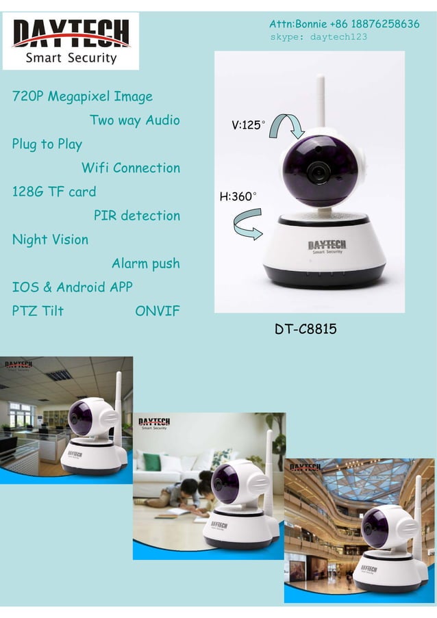 New arrival of WIFI ip camera. | PDF