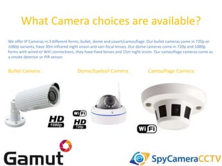SpyCameraCCTV Guide to IP Cameras | PPT