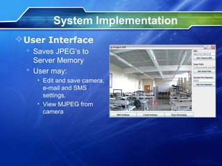Ip camera security system presentation 1 | PPT